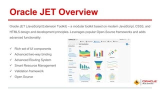 Oracle JET and WebSocket | PPT