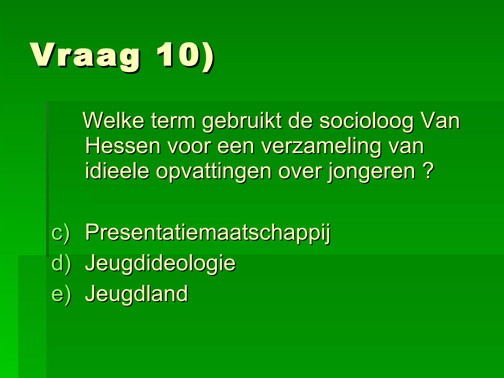 Jeugdkunde Ronald Gomez | PPT