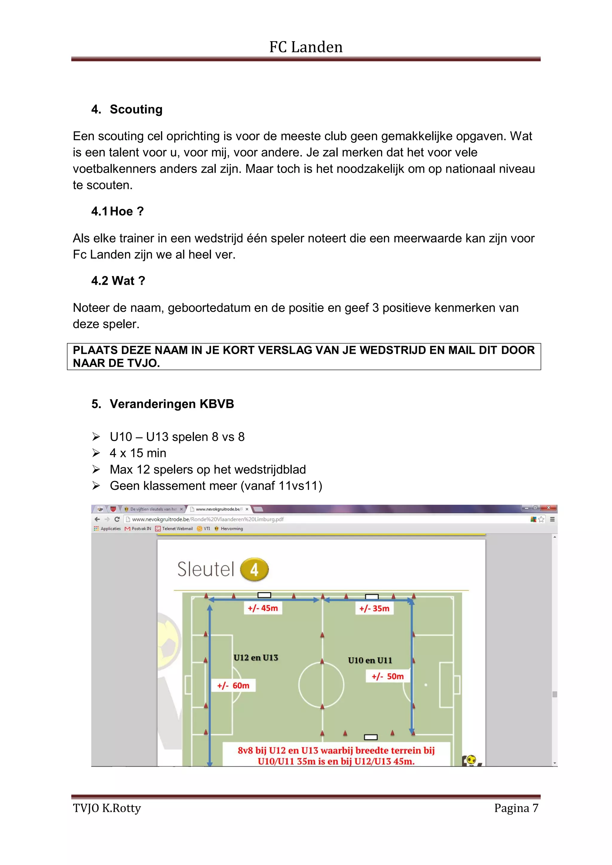 Jeugdopleidingsvisie middenbouw 8v8 | PDF