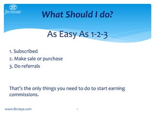 Jeunesse compensation-plan by www.bizjaya.com