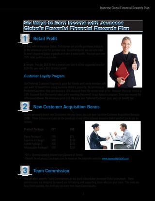 Jeunesse financial rewards plan | PDF