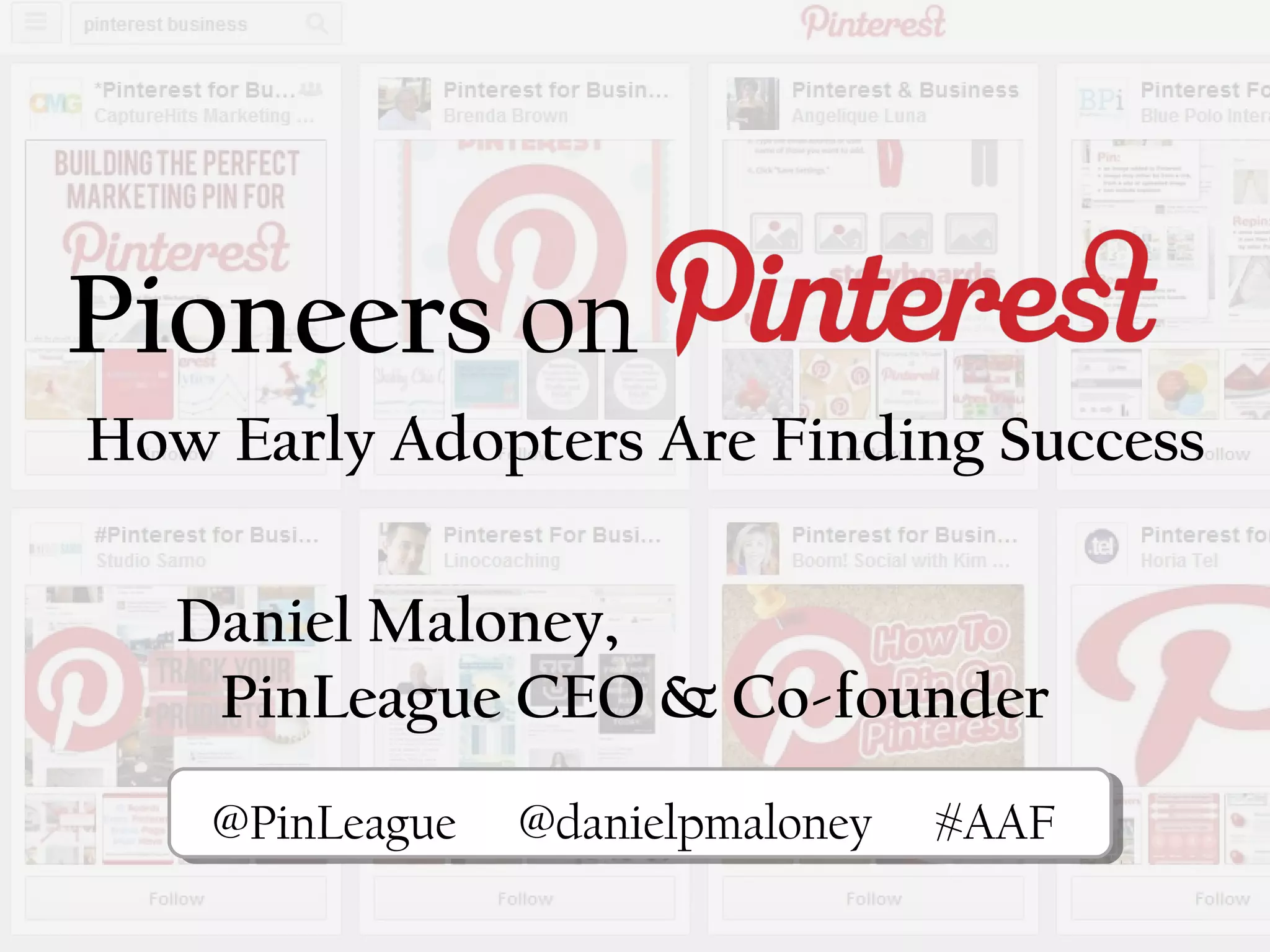 Jewelers Resource Pinterest Webinar by PinLeague | PPT