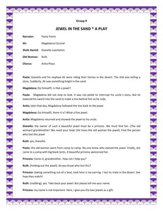 Jewel in the sand | DOCX