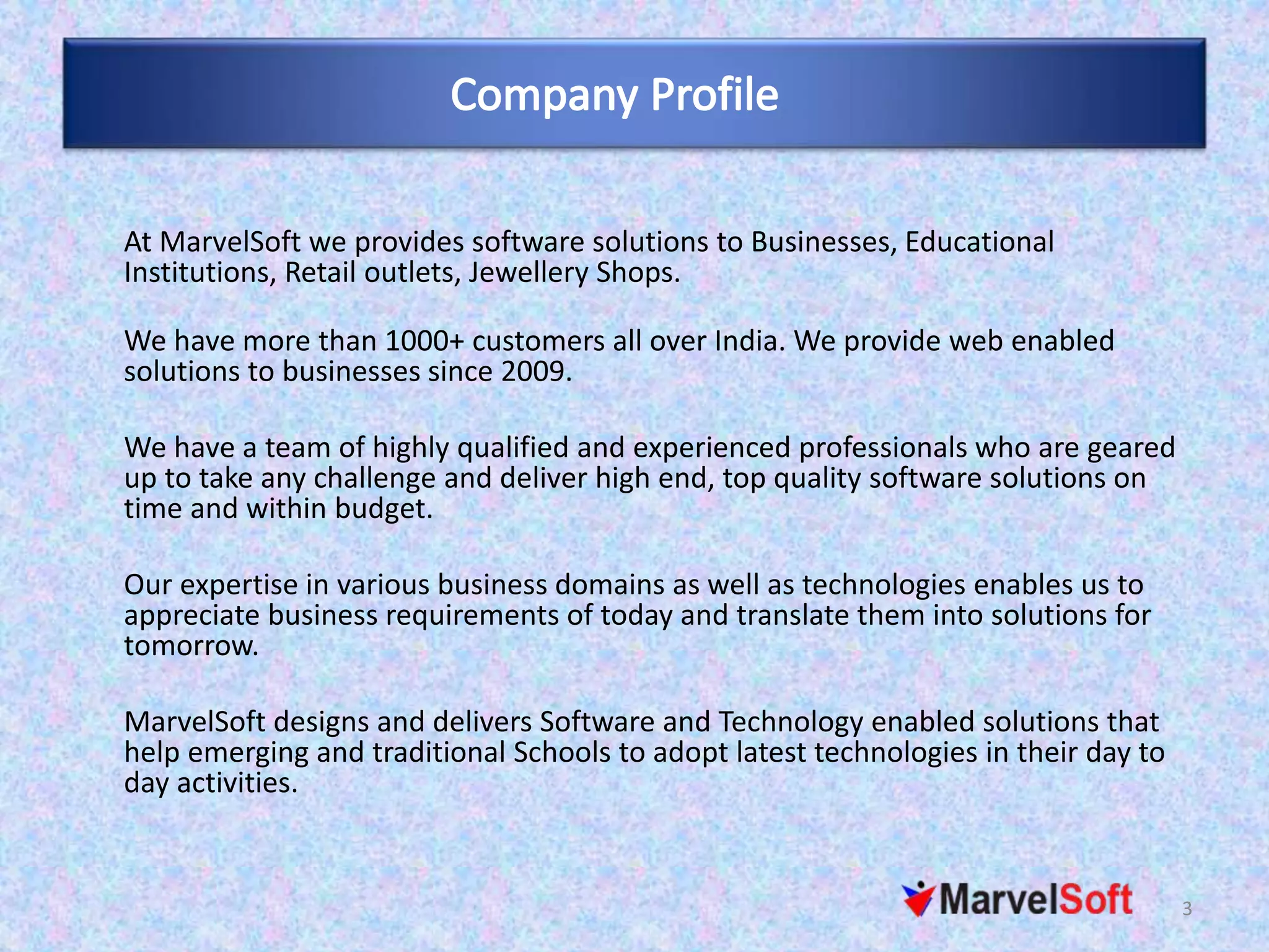 Jewellery Management ERP Software | PPTX