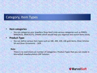 Jewellery Management ERP Software | PPTX