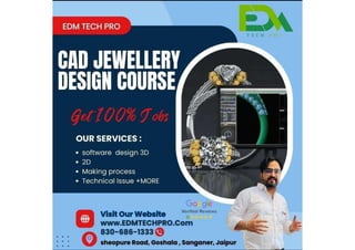CAD Jewellery Design Courses - EDM TECH PRO | PPT