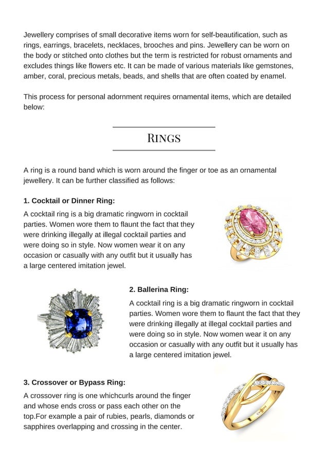 Jewellery Forms and Style - Candere | PDF