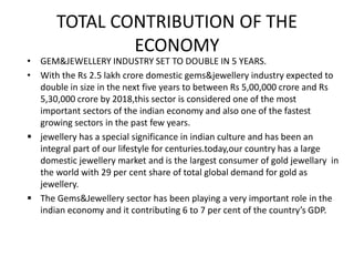 Jewellery industry my ppt | PPTX