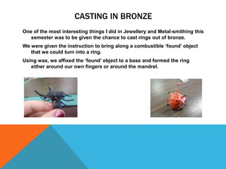 Jewellery & metalsmithing | PPTX | Jewelry Making | Arts and Crafts