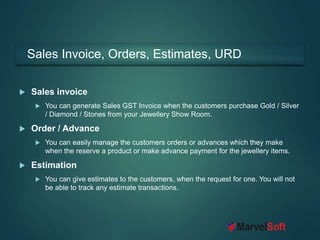 Jewellery Management Software | PPTX
