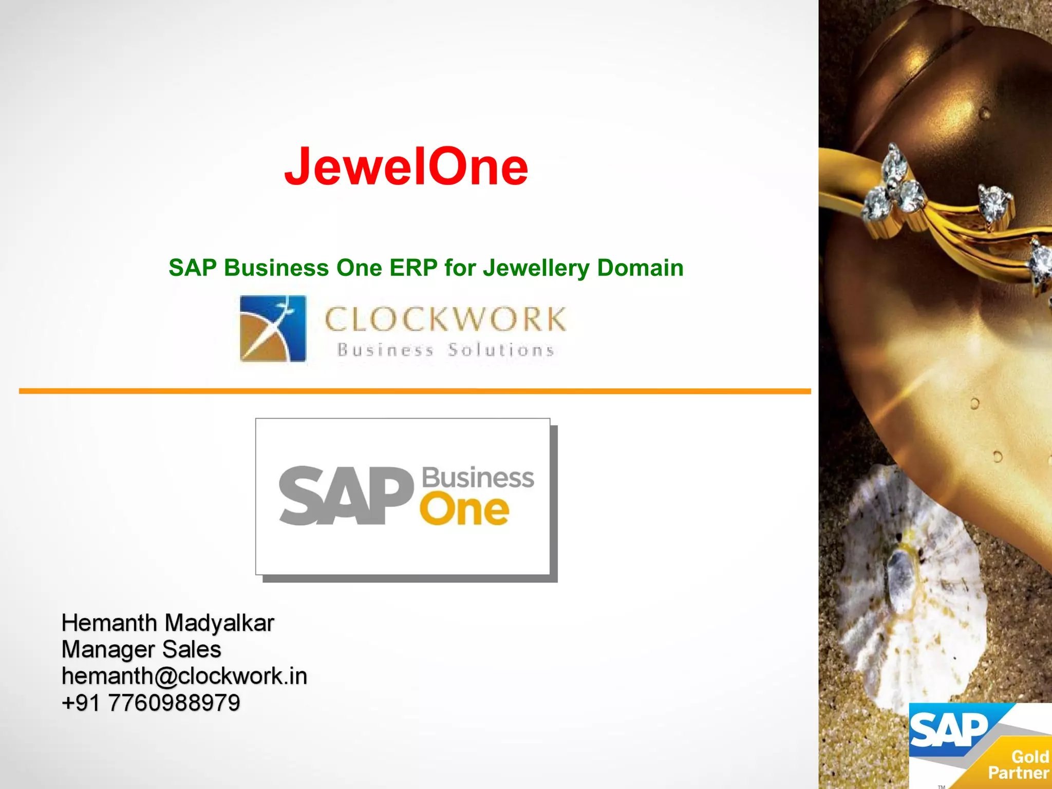 Jewelry ERP software Bangalore India | PDF | Sales | Business