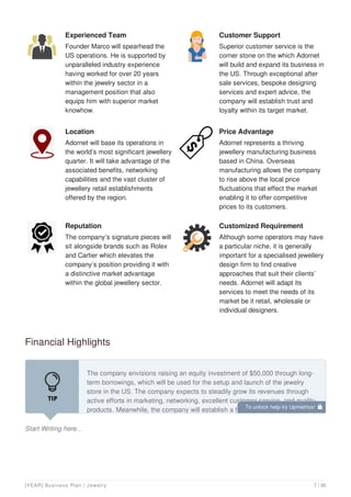 Jewelry Business Plan Example | PDF
