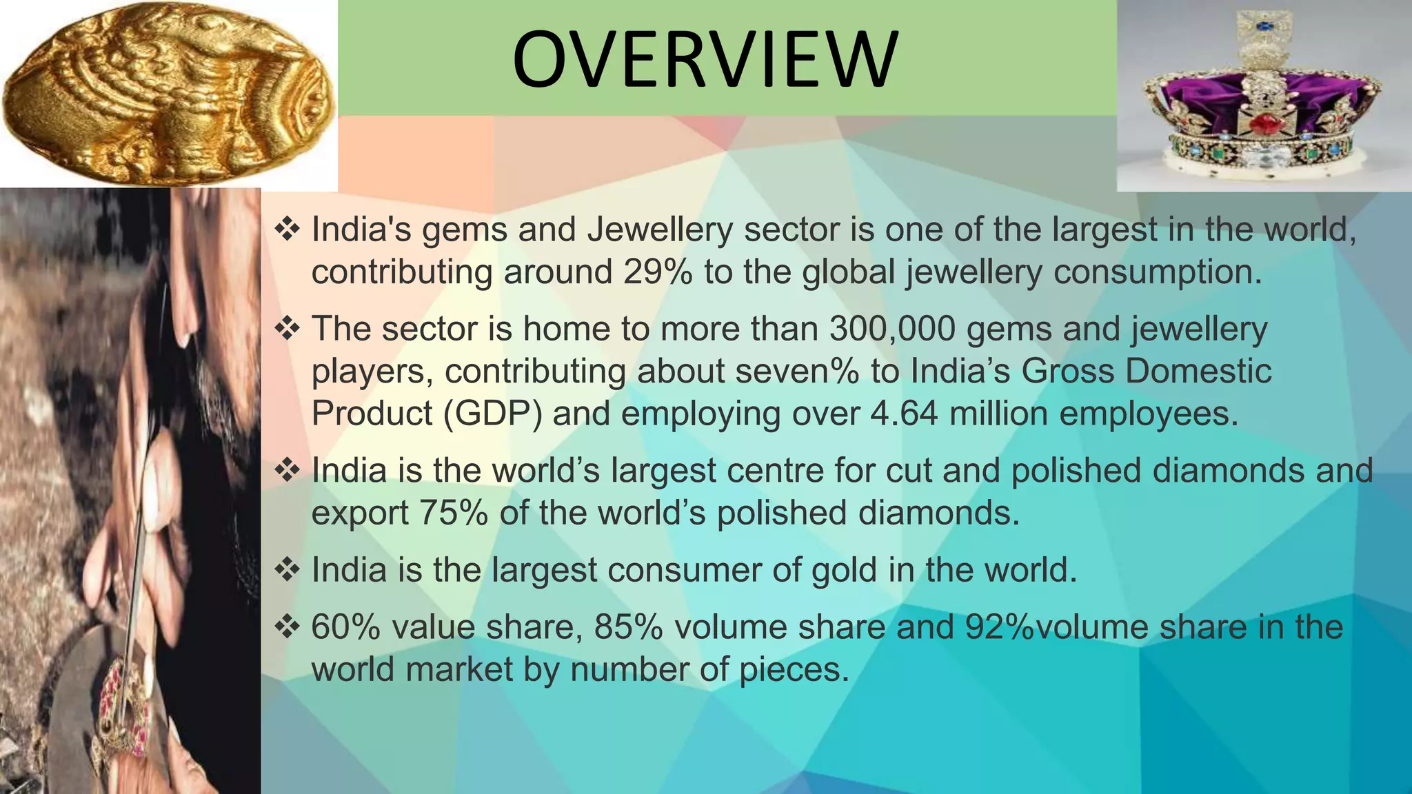 Jewelry and gem industry and exports | PPTX