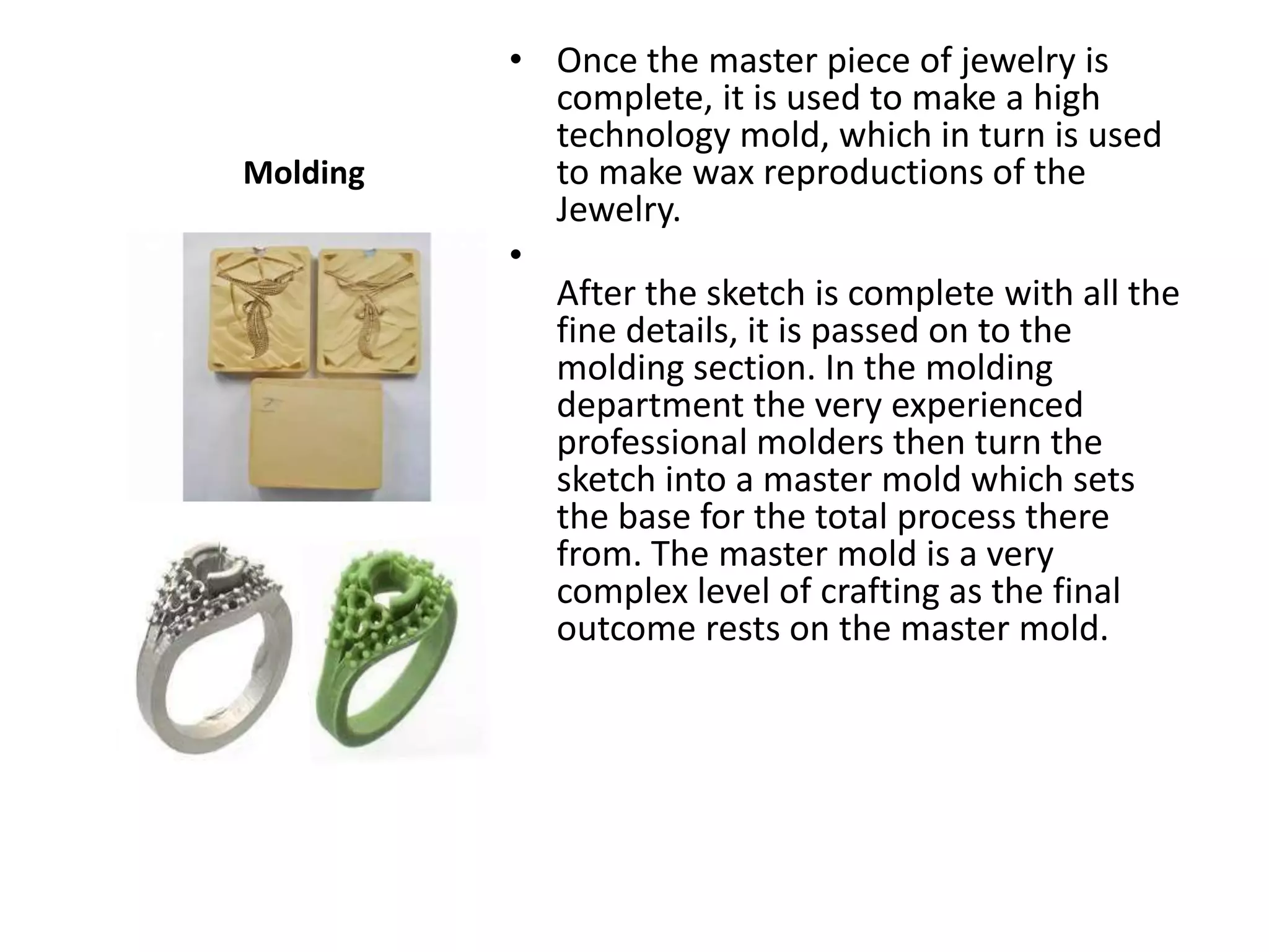Jewelry manufacturing process | PPTX