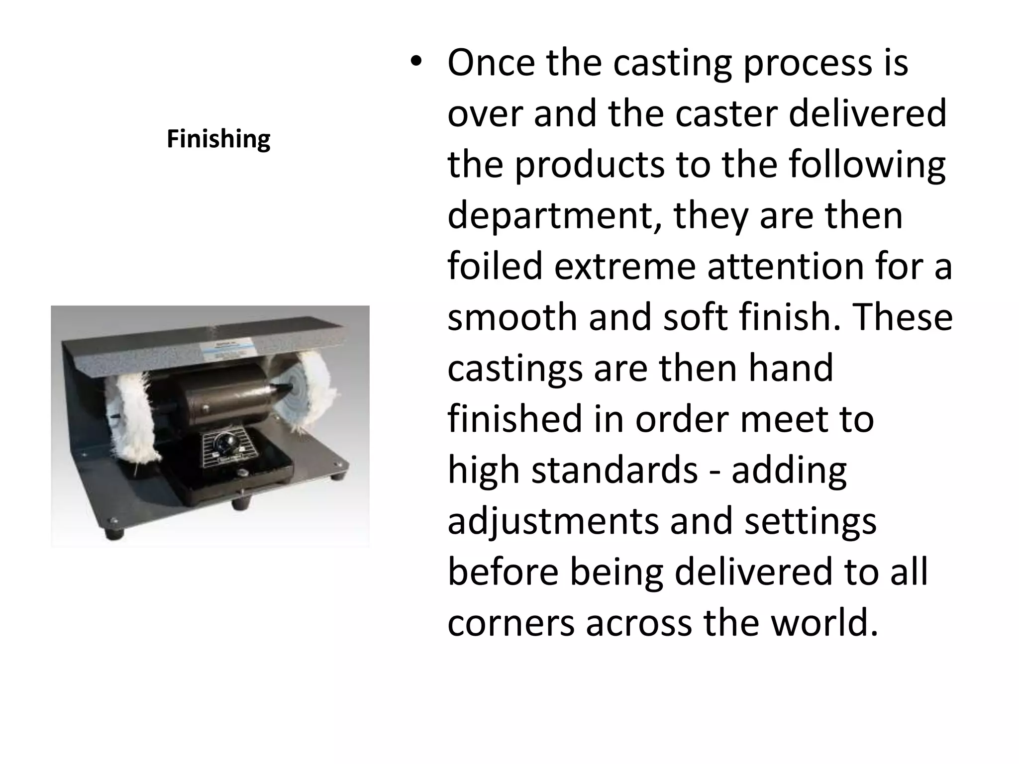 Jewelry manufacturing process | PPTX