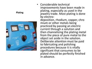 Jewelry manufacturing process | PPTX