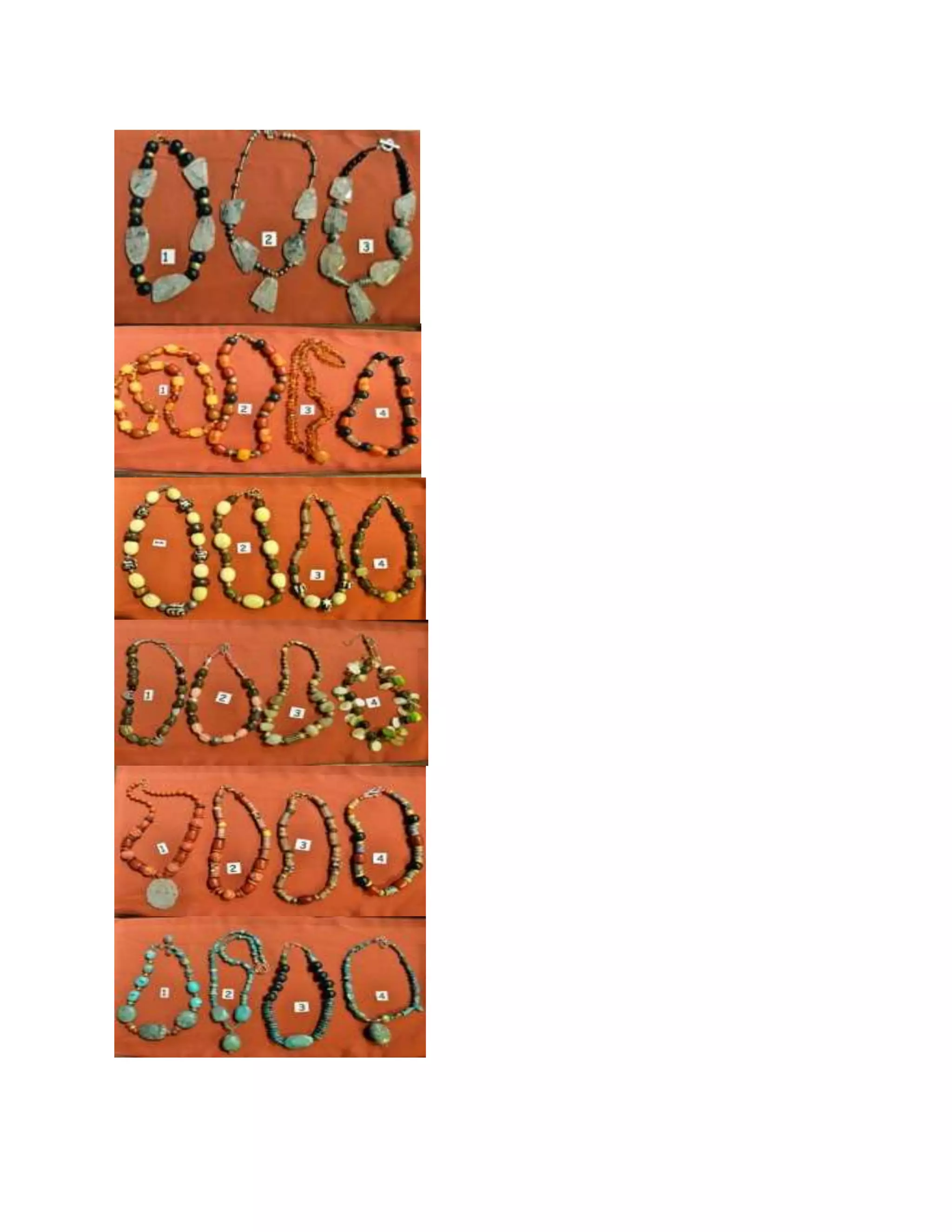 Jewelry samples | DOCX