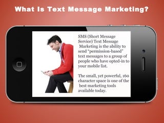 Text Message Marketing for Jewelry Stores | PPT