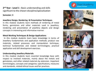 Webinar presentation on Jewellery Design | PPTX | Jewelry Making | Arts ...