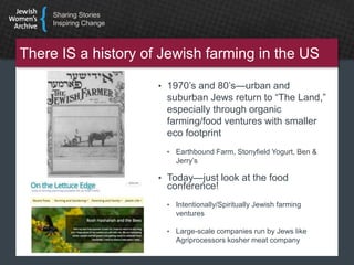 Jewish Life on The Land | PPTX