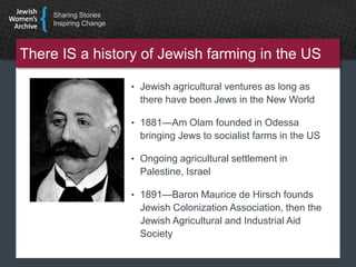 Jewish Life on The Land | PPTX