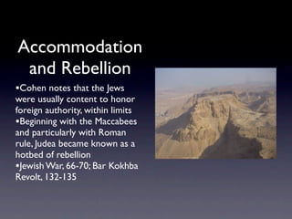 Jewish and roman backgrounds of early christianity | KEY | Christianity ...