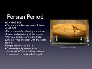 Jewish and roman backgrounds of early christianity | KEY