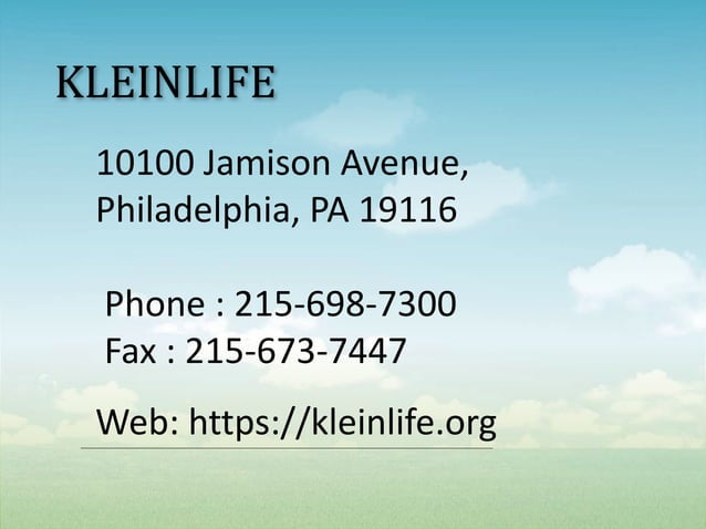 Jewish Children Sunday School 2018 - KleinLife | PPTX