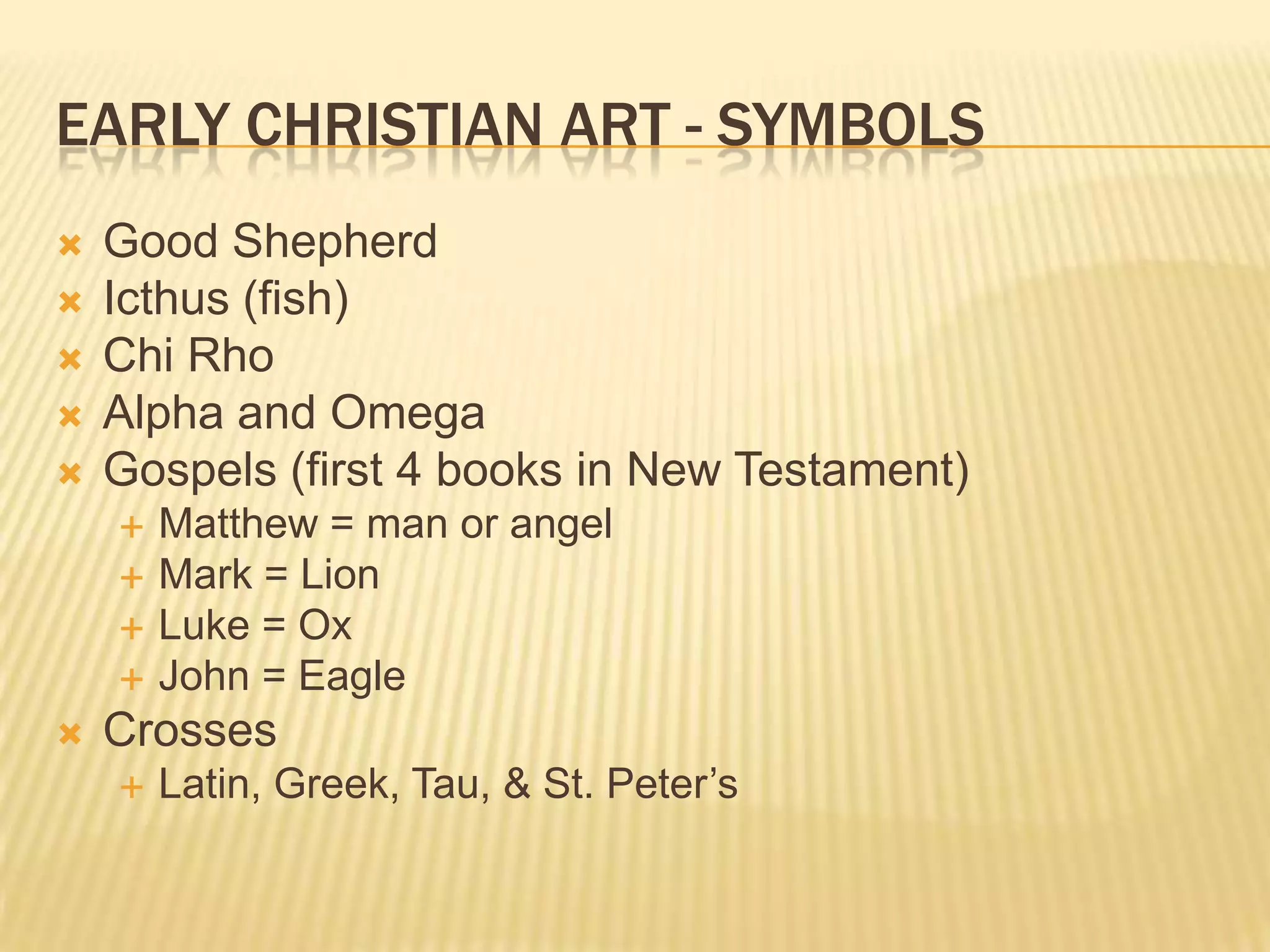 Introduction to Jewish, Early Christian, & Byzantine Art | PPTX