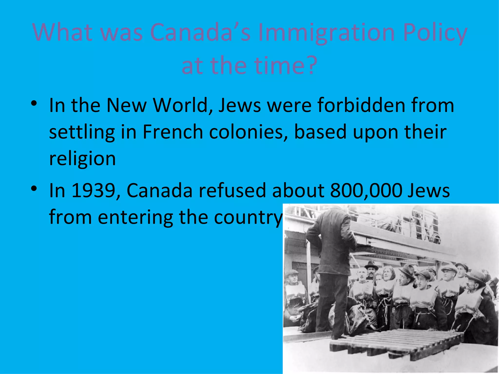 Jewish Immigration Project | PPT