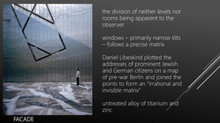 Jewish museum case study | PPTX