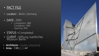 Jewish museum case study | PPTX
