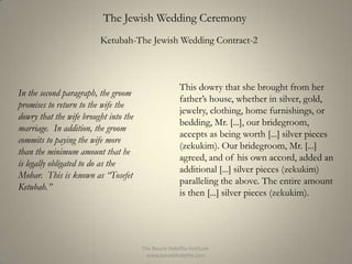 Jewish Wedding Ceremony | PPTX
