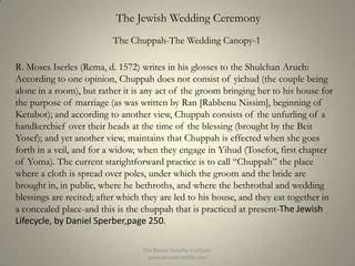 Jewish Wedding Ceremony | PPTX