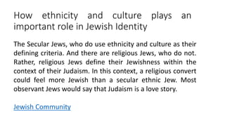 Judaism & Jewish Community | PPT