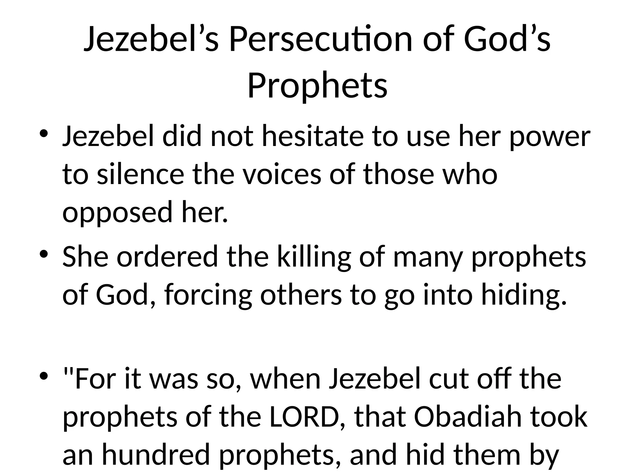 Jezebel_Presentation.pptx by AYEBAZIBWE EDWIN | PPTX
