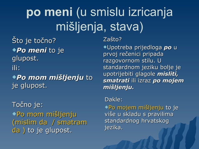 Jezični savjeti - nepromjenljive vrste riječi | PPT