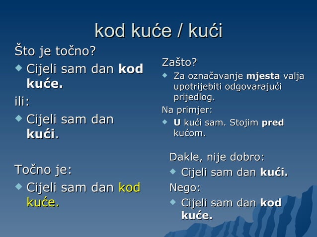 Jezični savjeti - nepromjenljive vrste riječi | PPT