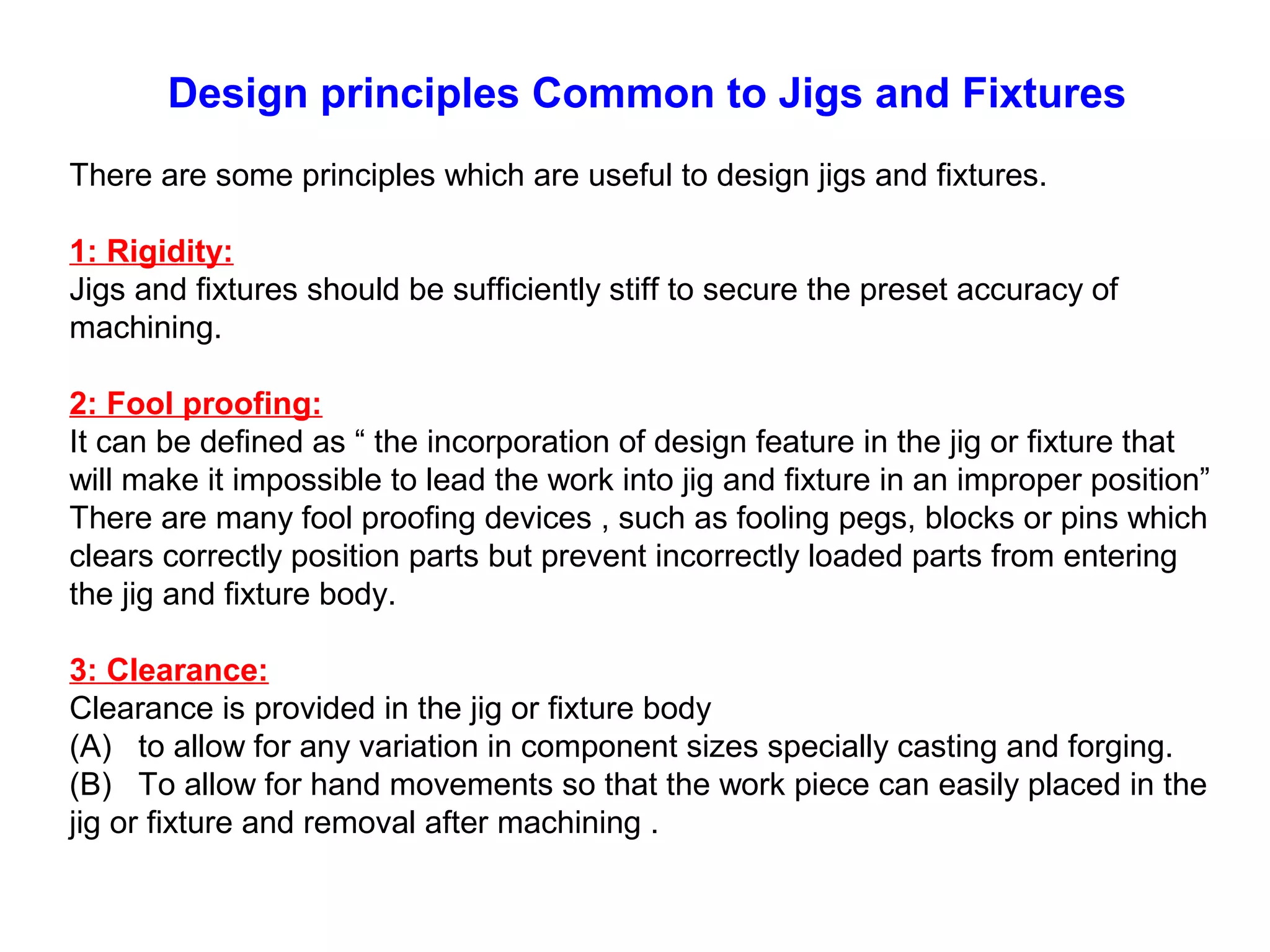 Jigs and Fixture | PPT