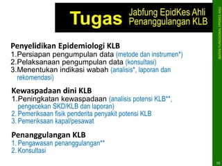 Jf ahli klb_ slide 1(investigasi klb) | PPT