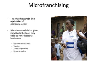 J fairbourne micro-franchising | PPT