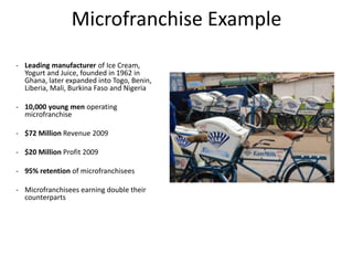 J fairbourne micro-franchising | PPT