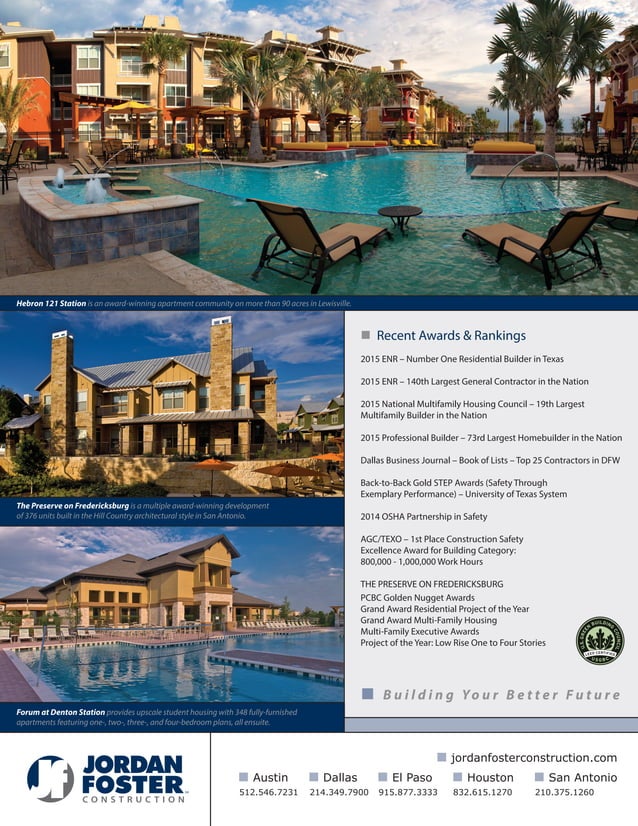 Jordan Foster Residential Construction Experience | PDF
