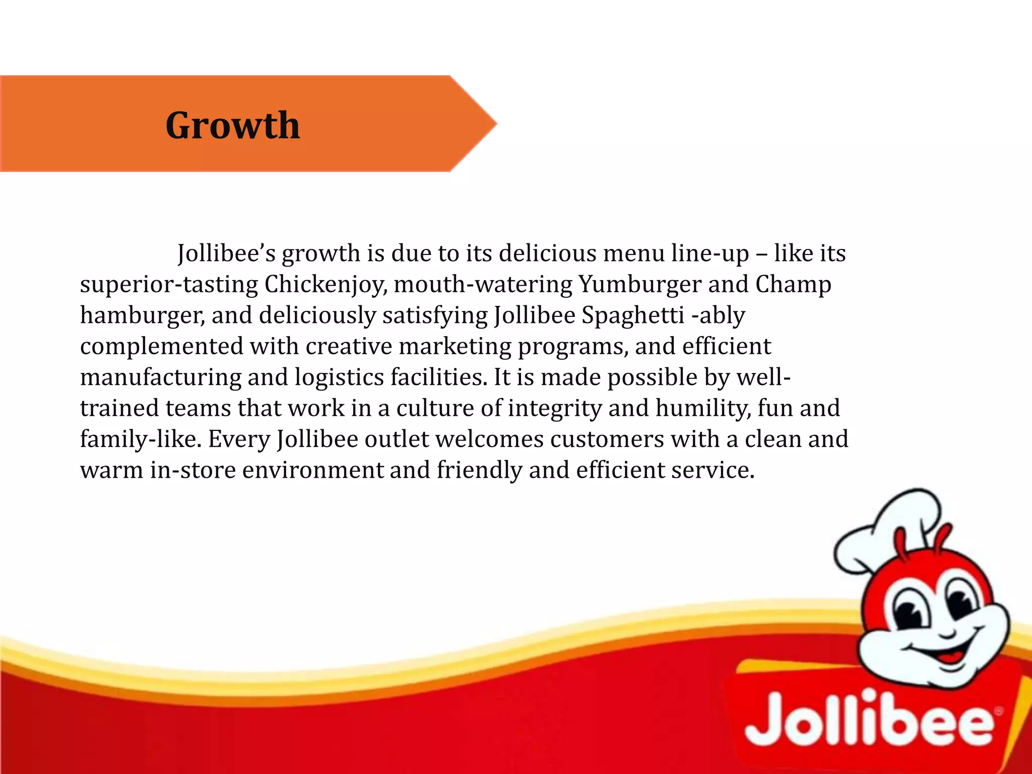 Success and History of Jollibee | PPTX