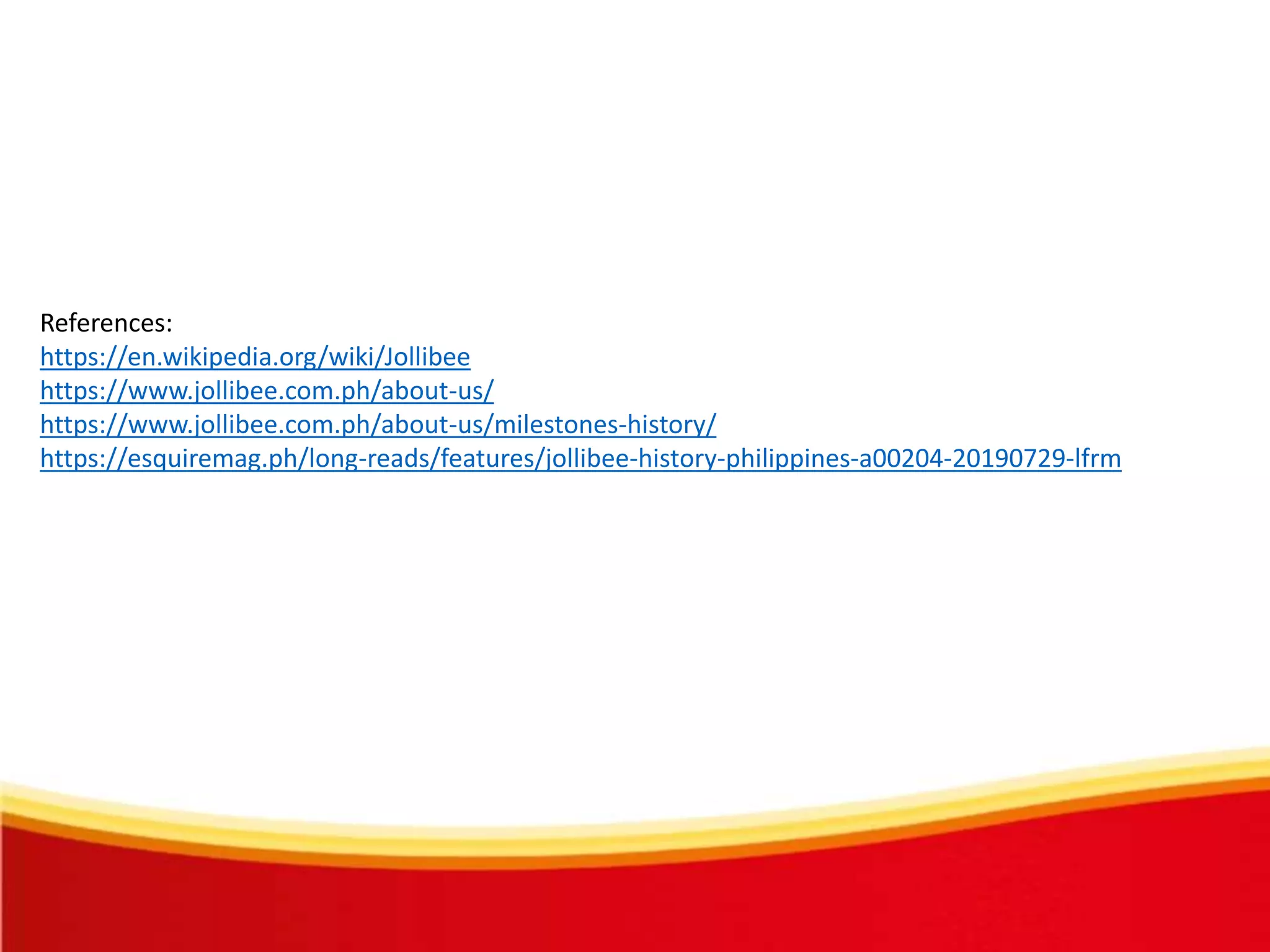 Success and History of Jollibee | PPTX
