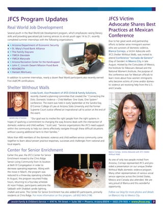 JFCS Fall Newsletter 2011 | PDF