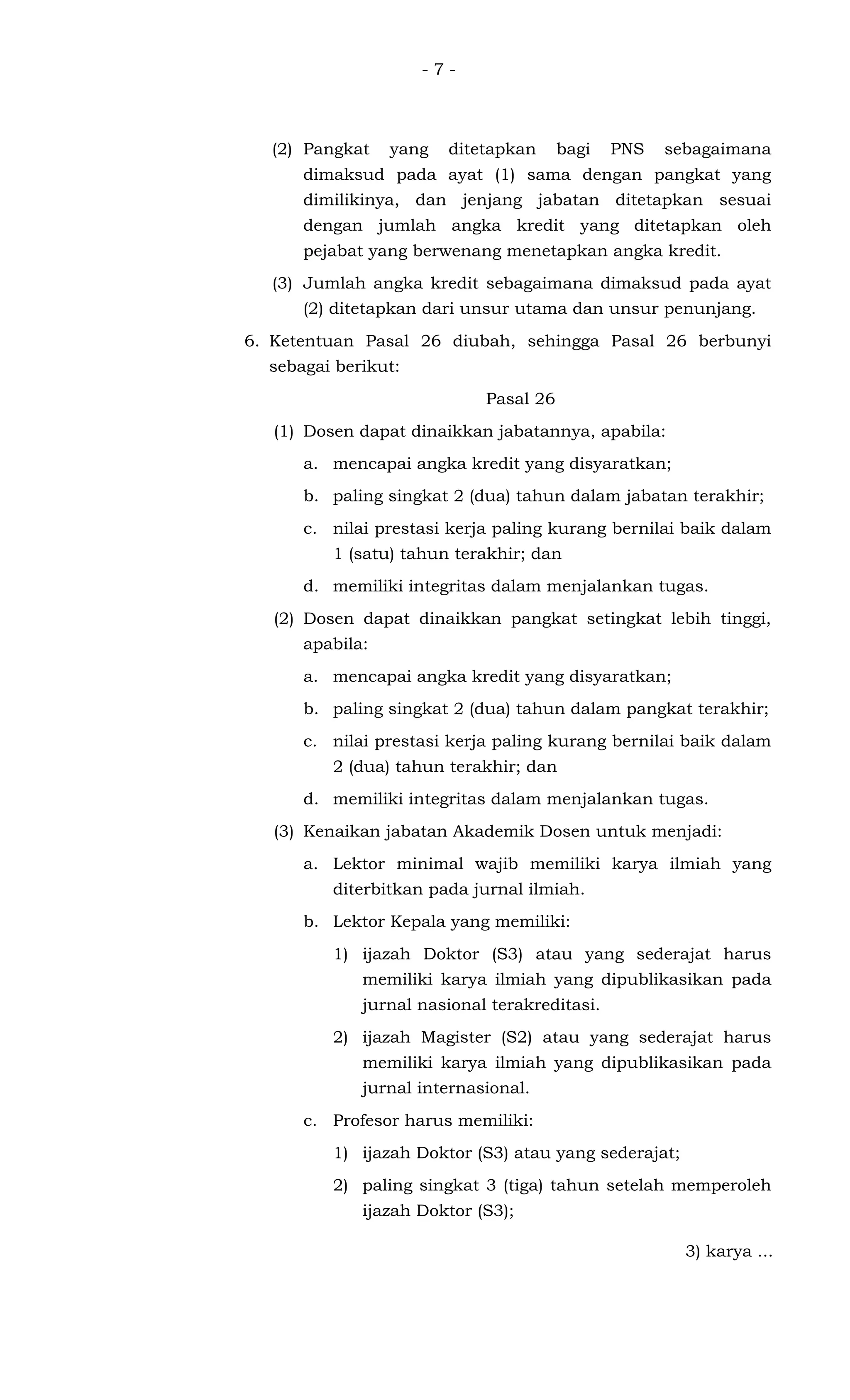 Jf dan angka kredit dosen | PDF