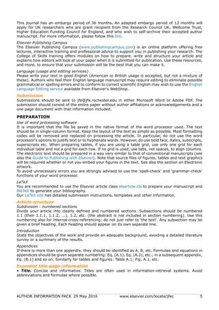 Jfe author guides | PDF