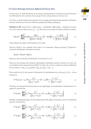 Spherical fuzzy cross entropy for multiple attribute decision making problems | PDF