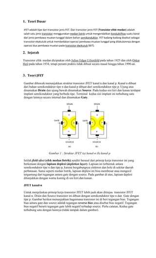 Jfet | DOCX